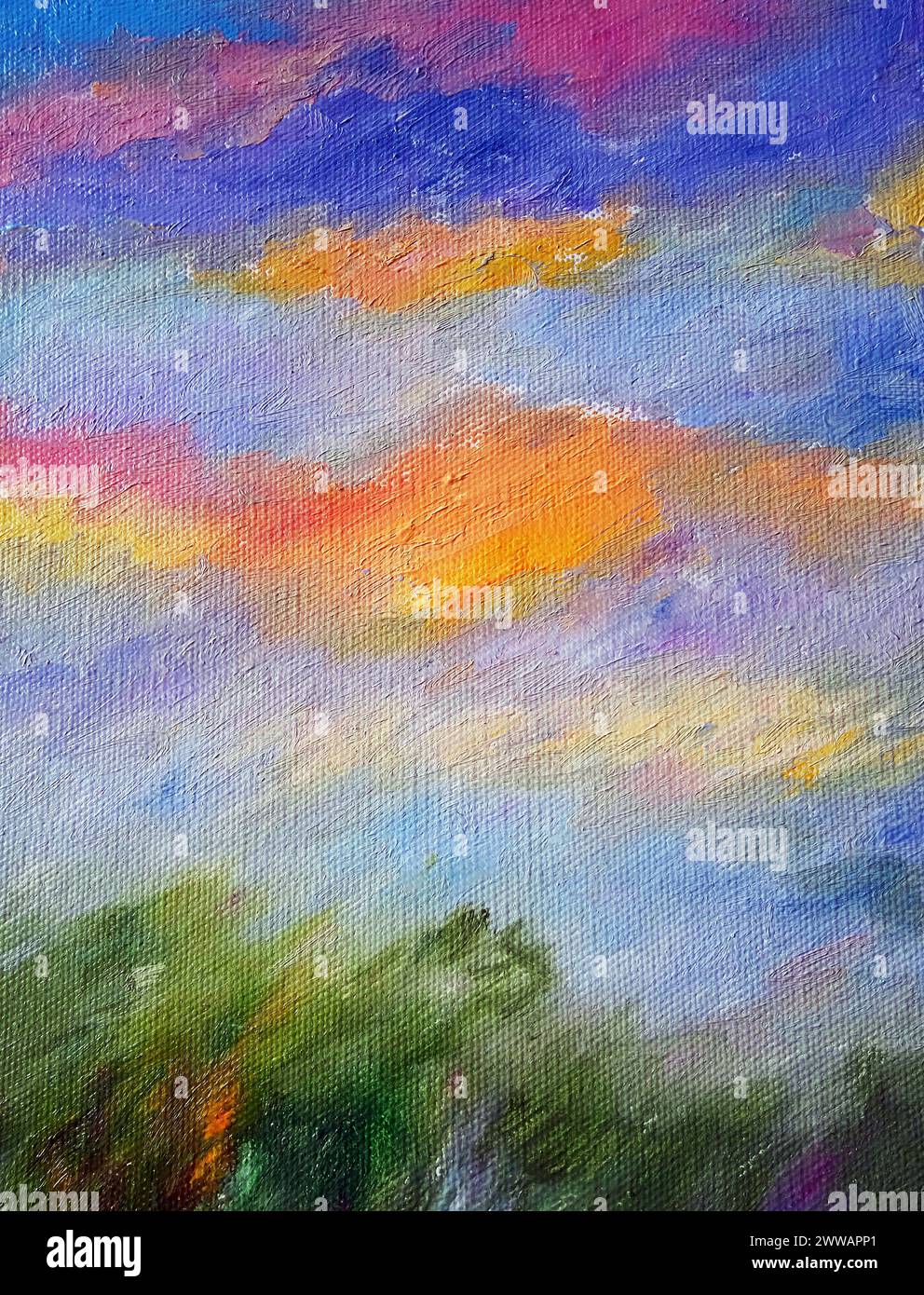 brush stroke painting Abstract oil color Background Stock Photo - Alamy