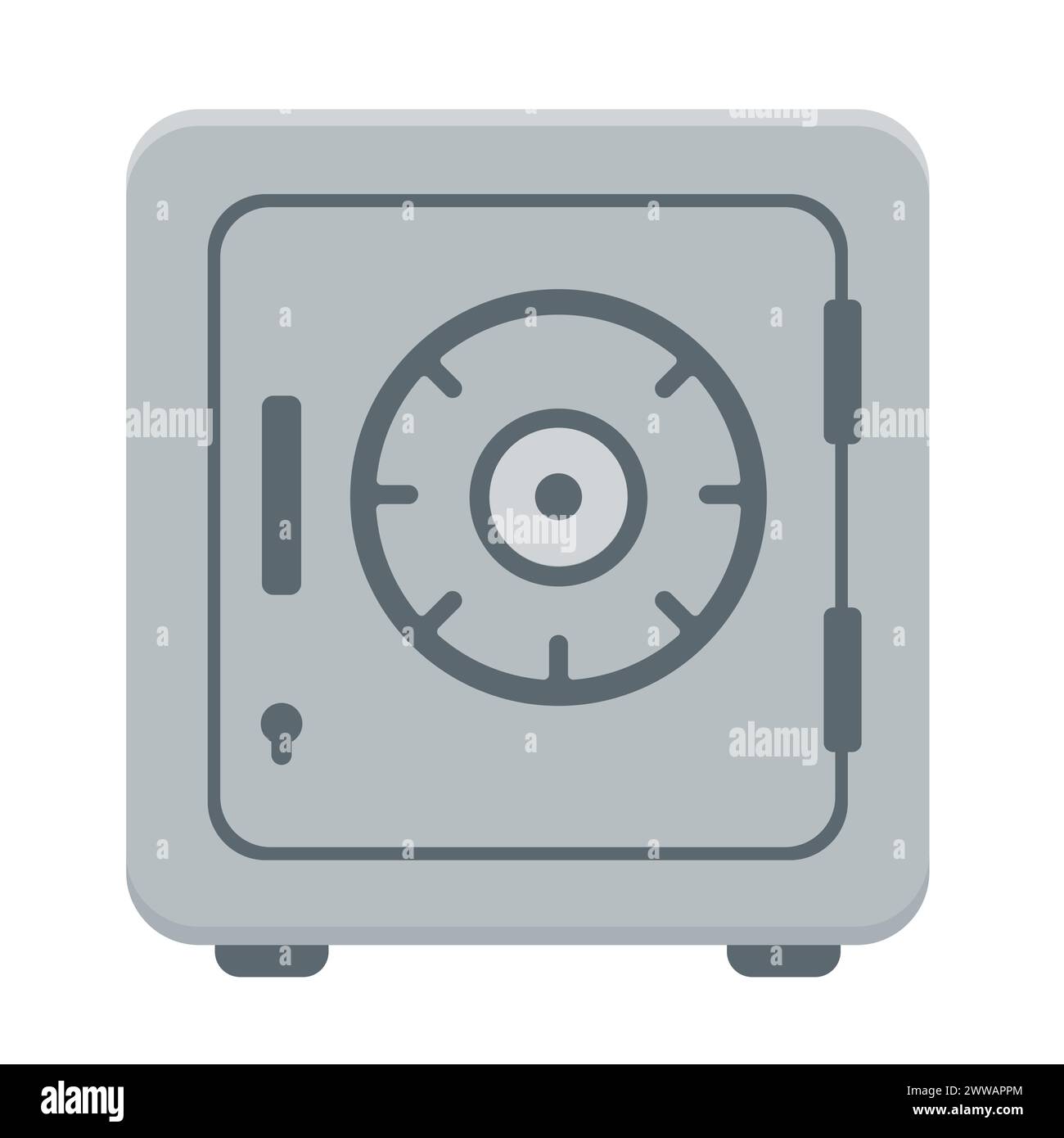 Illustration of safe box or vault isolated Stock Vector Image & Art - Alamy