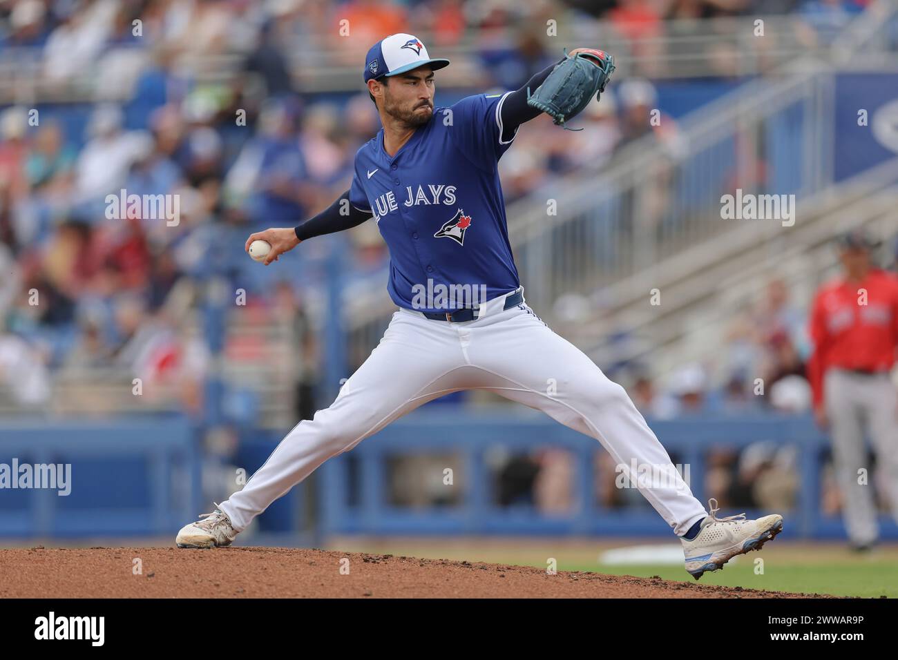Dunedin, FL: Toronto Blue Jays starting pitcher Mitch White (45 ...