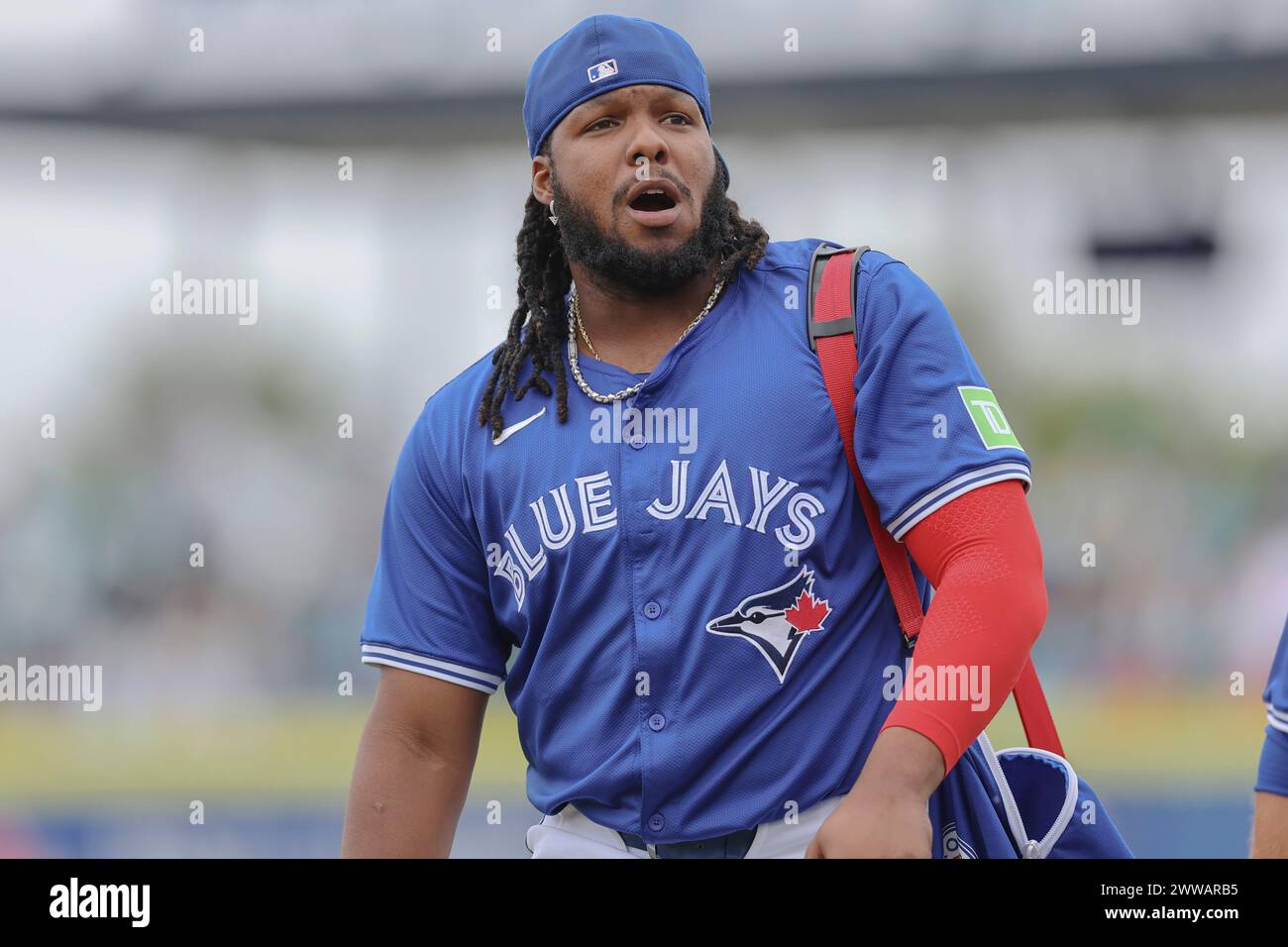 Dunedin, FL: Toronto Blue Jays first baseman Vladimir Guerrero Jr. (27 ...
