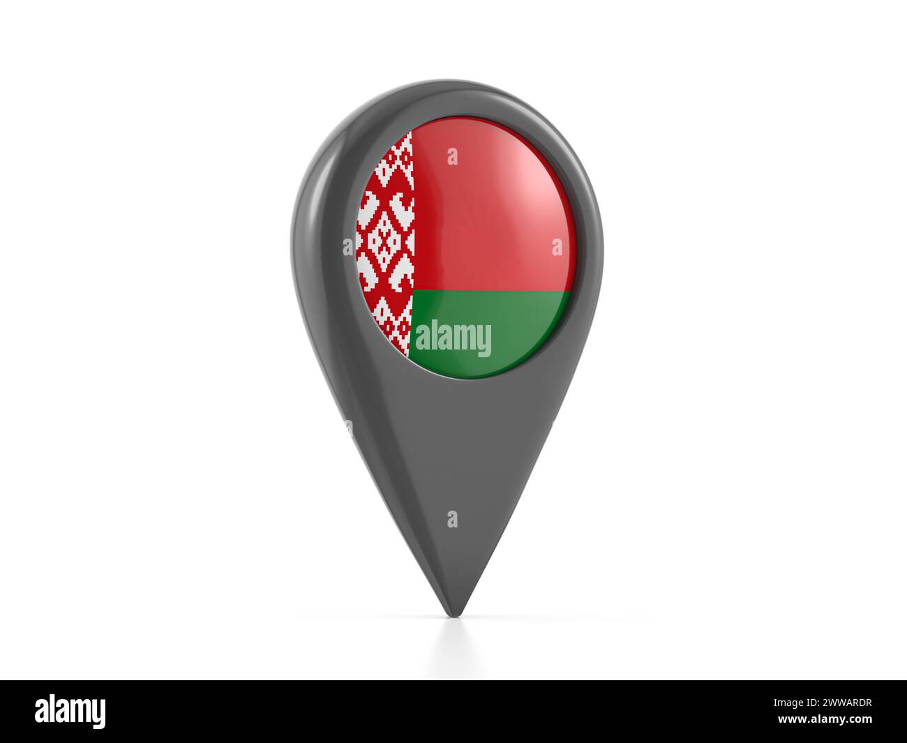 Belarus map pin national hi-res stock photography and images - Alamy