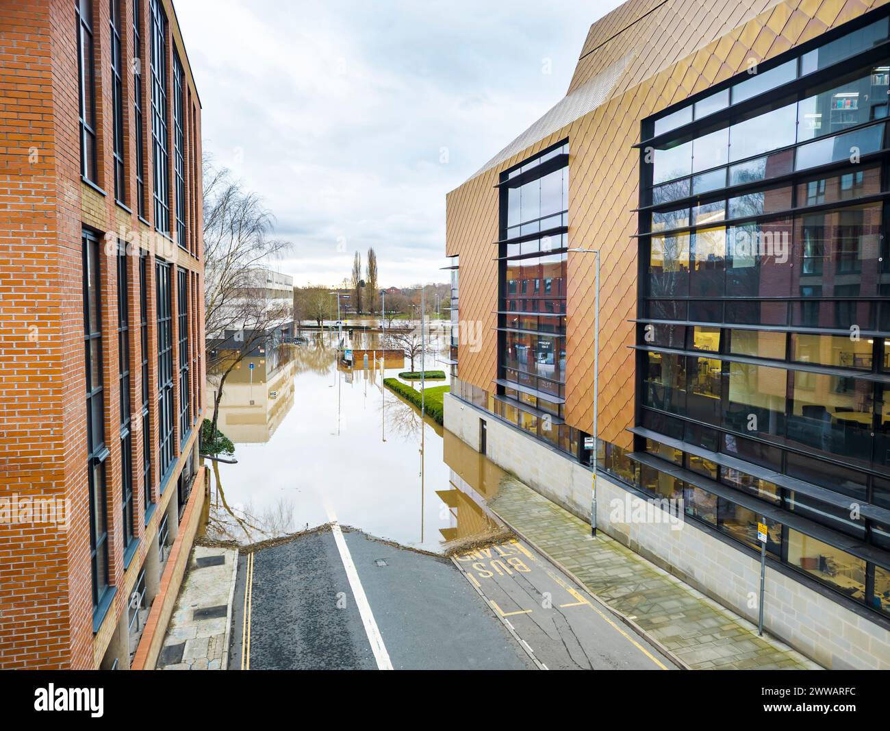 Extreme weather conditions,extensive flooding,after heavy,prolonged ...