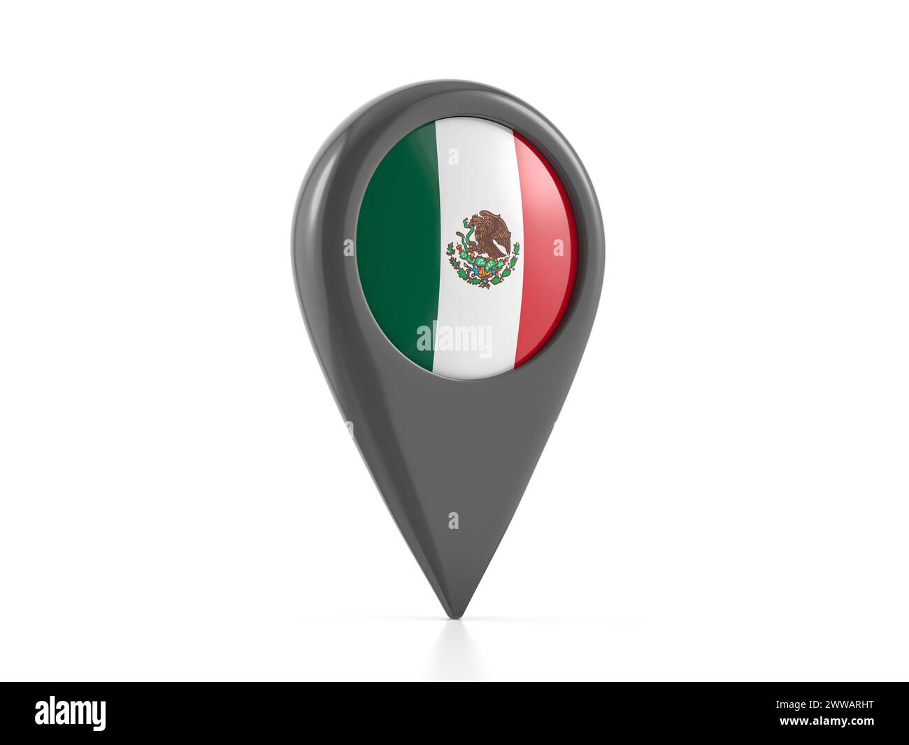 Mexico map pin hi-res stock photography and images - Alamy