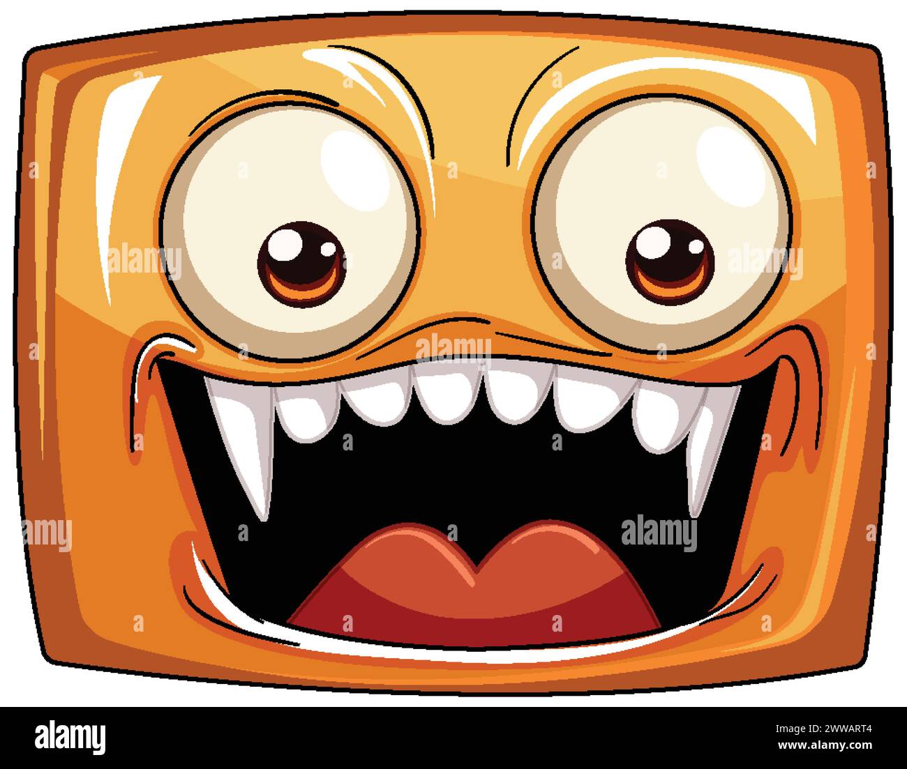 Joyous smile Stock Vector Images - Alamy