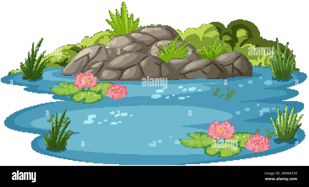 Wetland setting Stock Vector Images - Alamy