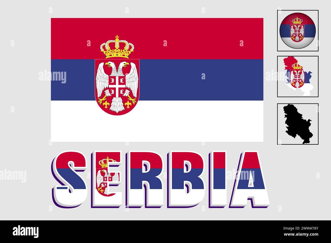 Serbian national Stock Vector Images - Alamy