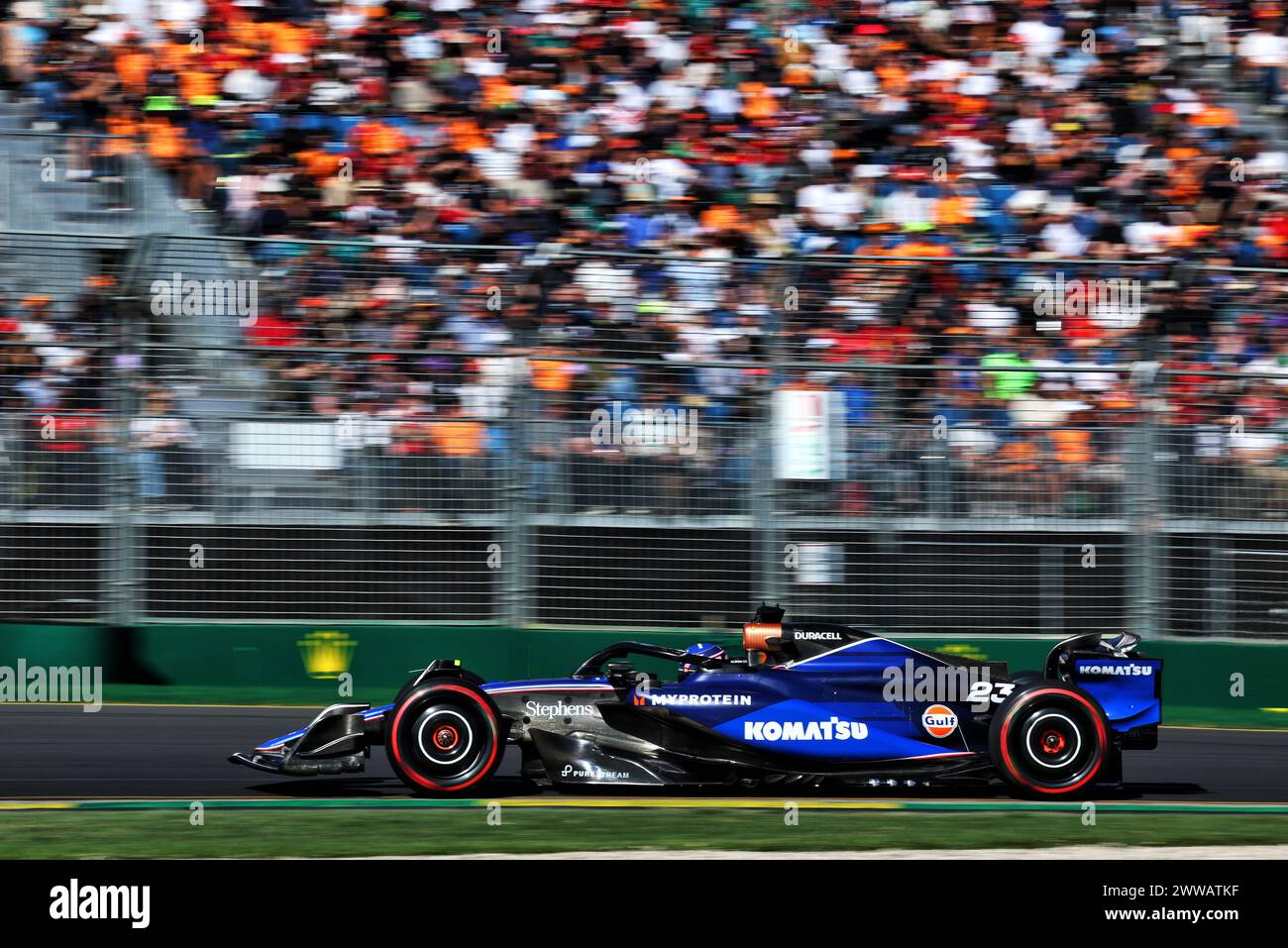 Melbourne, Australia. 23rd Mar, 2024. Alexander Albon (THA) Williams Racing FW46. Formula 1 ...