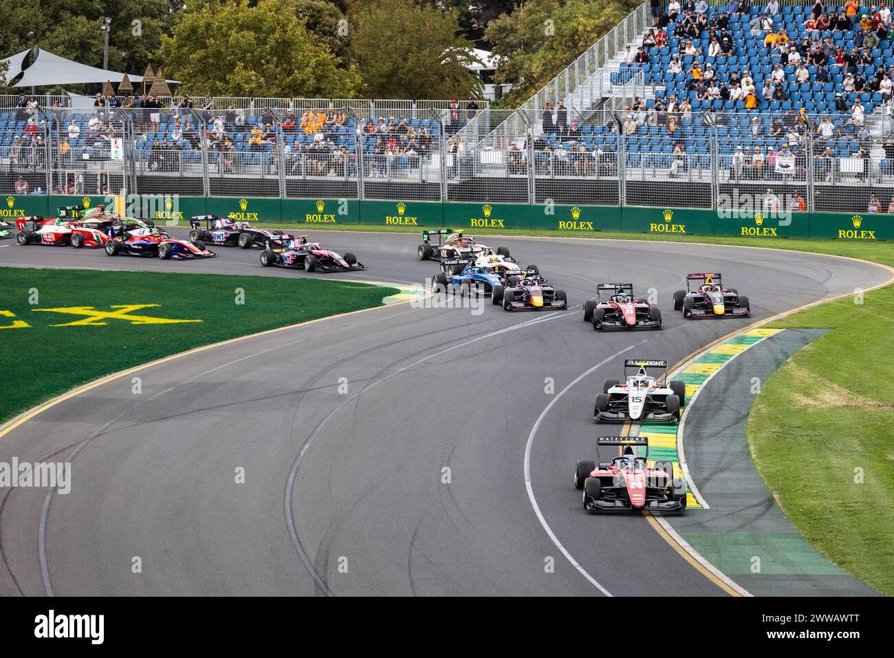 Melbourne, Australie. 27th Mar, 2024. Start of the race, 24 VAN HOEPEN ...