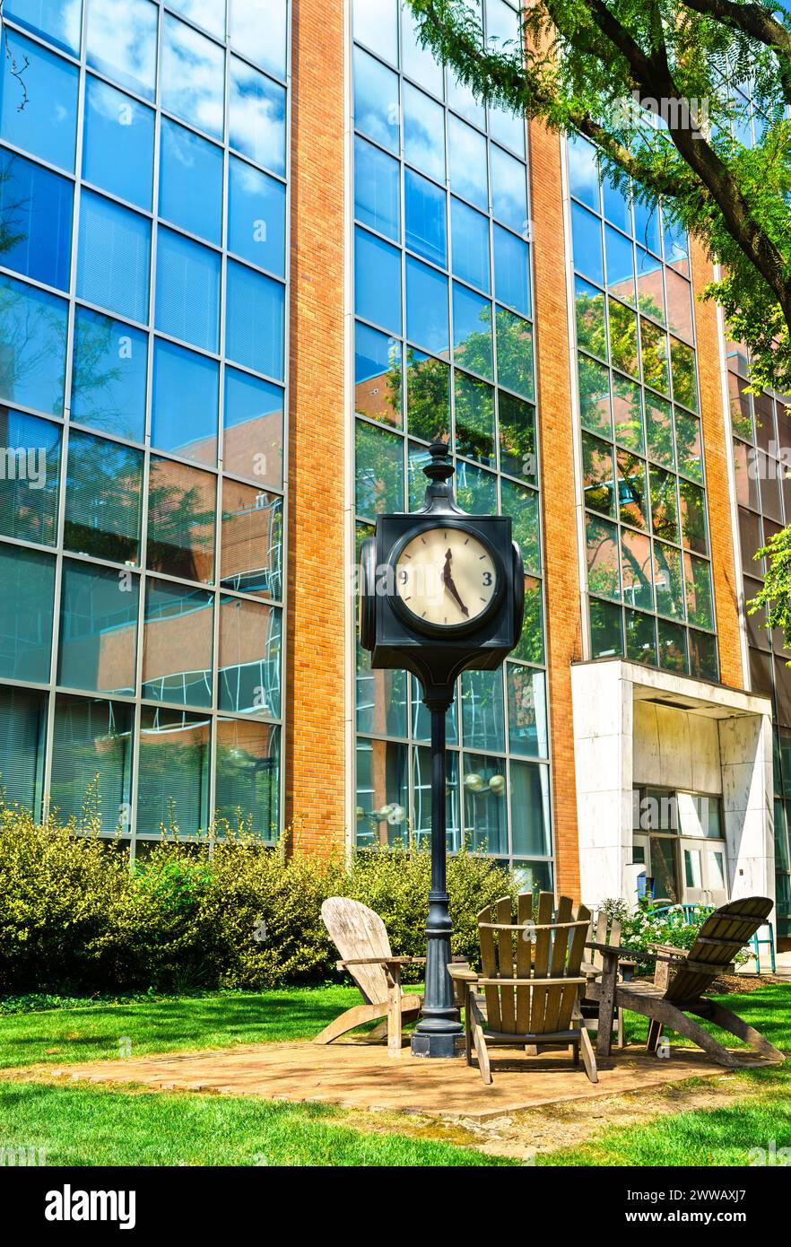 Clock at Drexel University Campus in Philadelphia - Pennsylvania ...