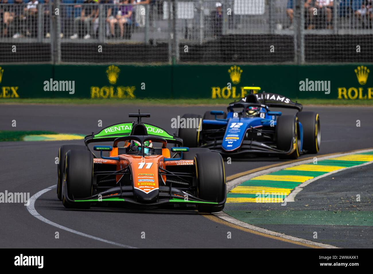 11 HAUGER Dennis (nor), MP Motorsport, Dallara F2 2024, action during ...