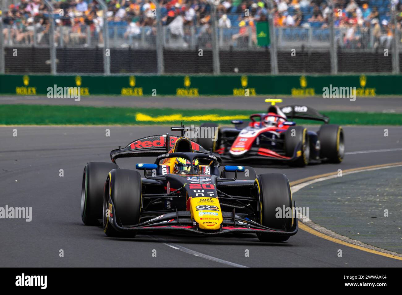 20 HADJAR Isack (fra), Campos Racing, Dallara F2 2024, action during ...