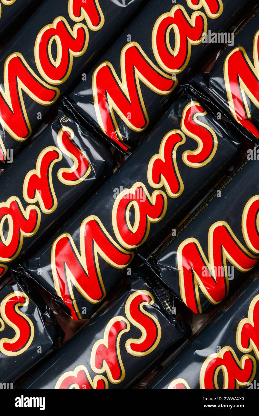 Stuttgart, Germany - November 17, 2023: Mars chocolate bars as a ...