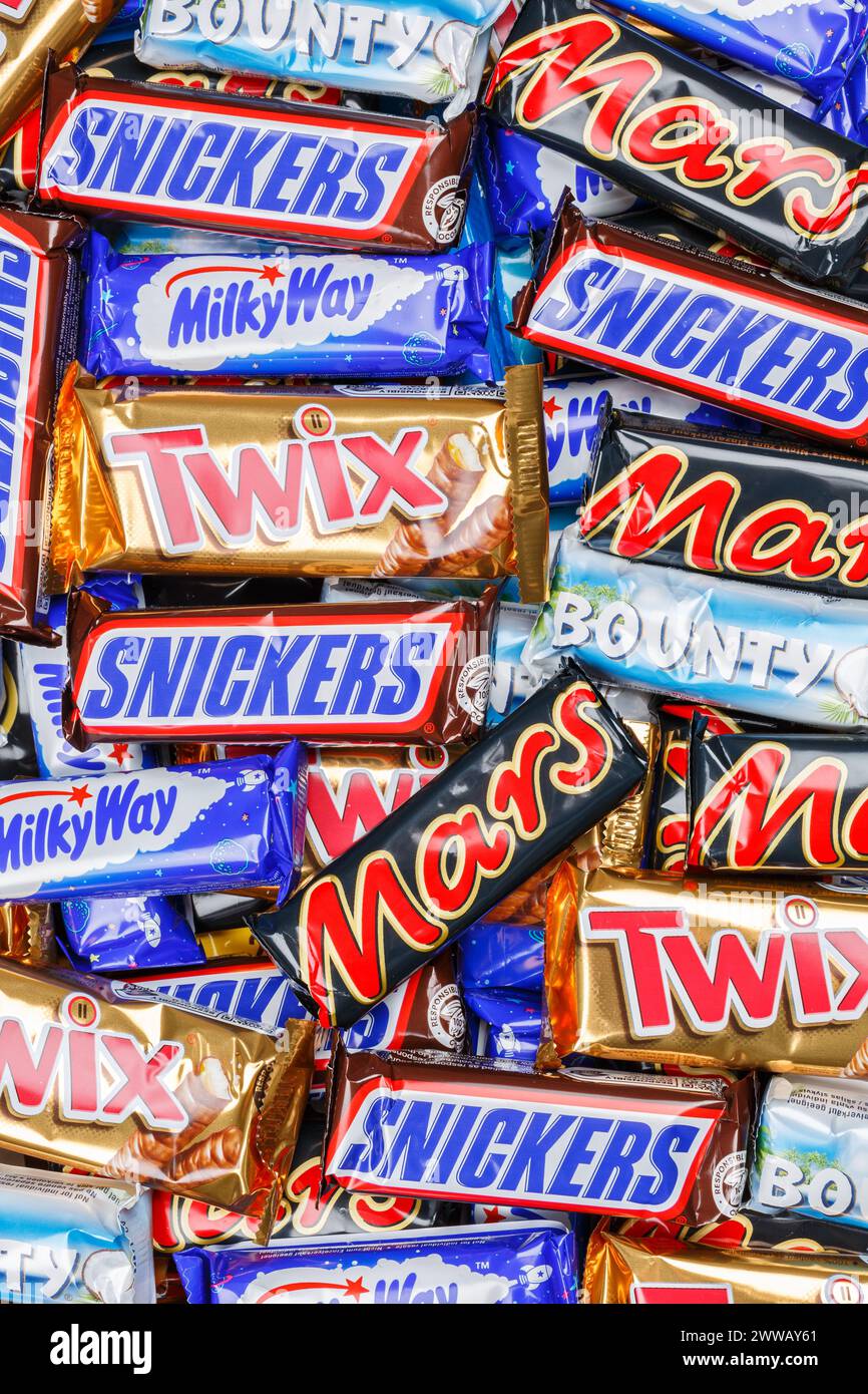 Stuttgart, Germany - November 7, 2023: Products of Mars Inc. company ...