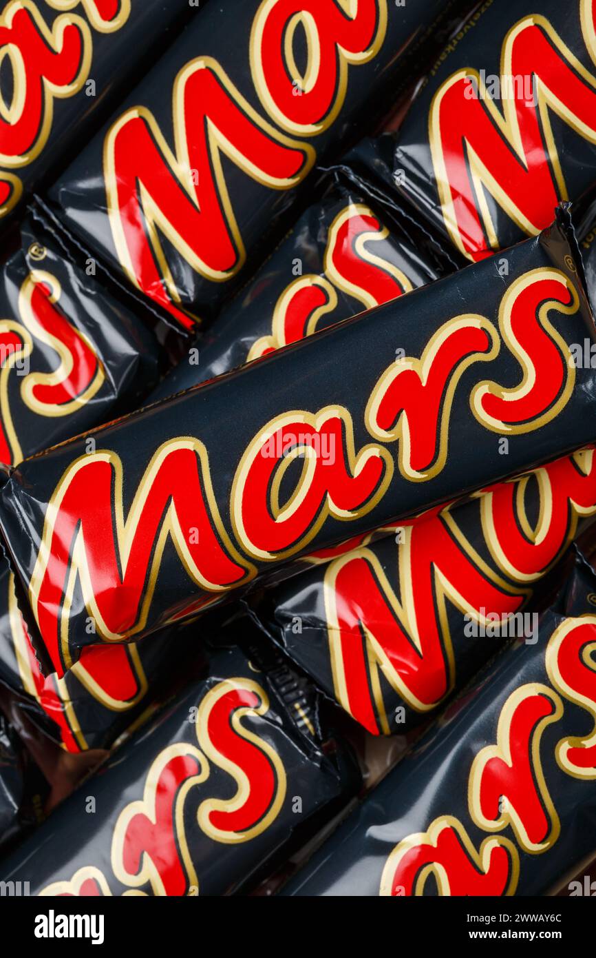 Stuttgart, Germany - November 17, 2023: Mars chocolate bars as a ...
