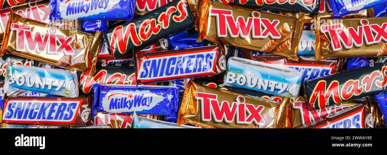 Stuttgart, Germany - November 7, 2023: Products of Mars Inc. company ...