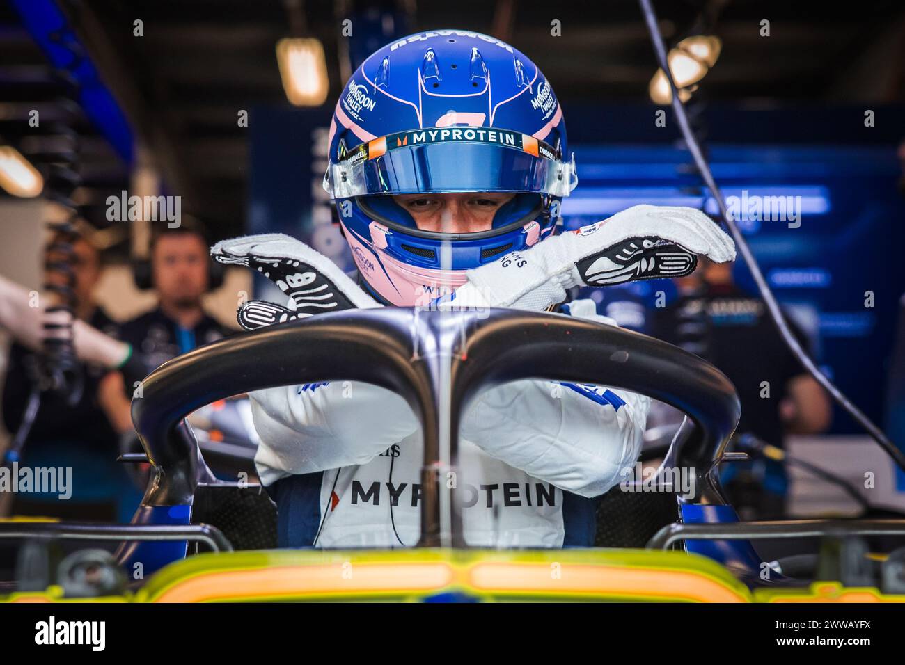 Melbourne, Australia. 23rd Mar, 2024. Alexander Albon (THA) Williams ...