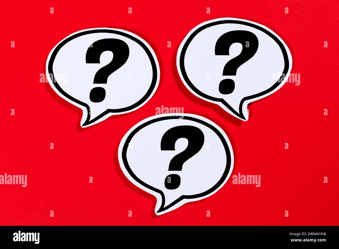 Question mark as a symbol for asking questions ask help problem ...