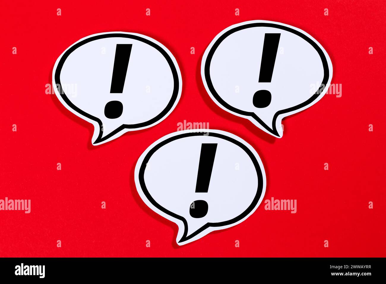 Alert warning exclamation mark symbol hi-res stock photography and ...