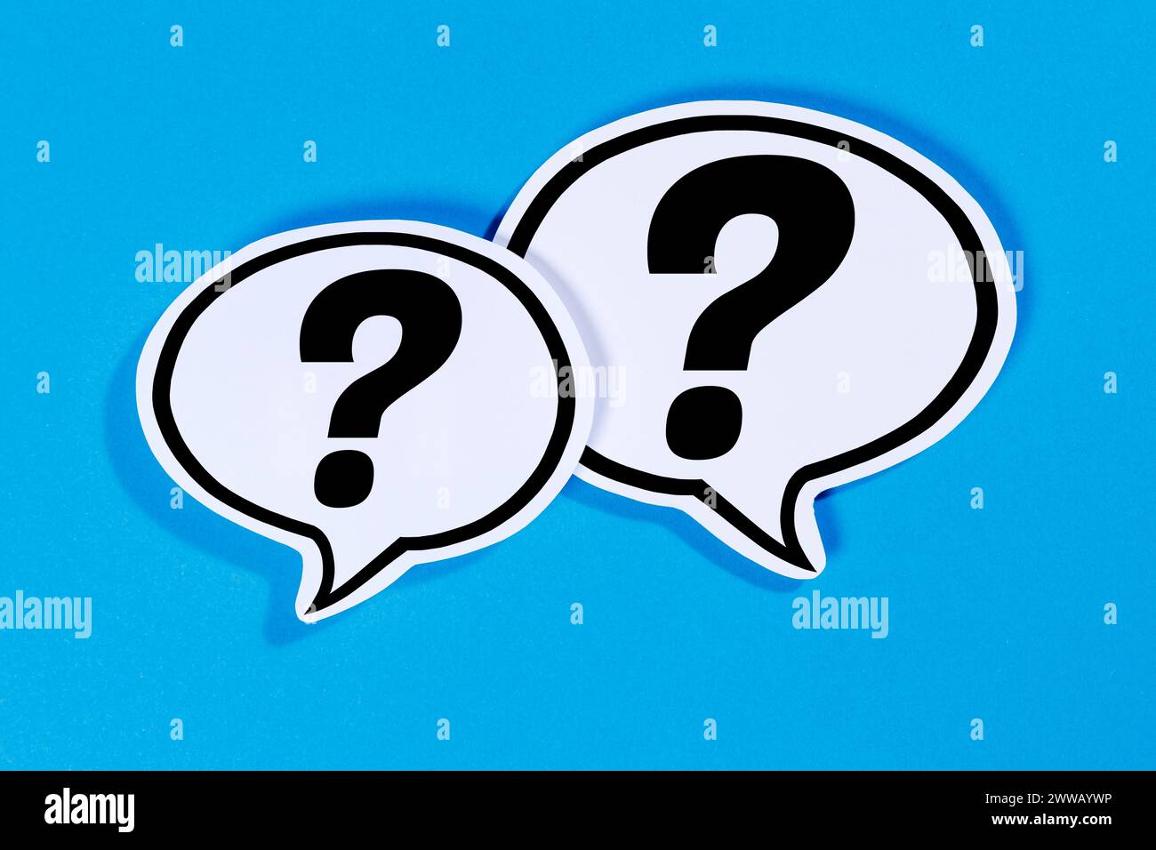 Question mark as a symbol for asking questions ask help problem information support speech ...