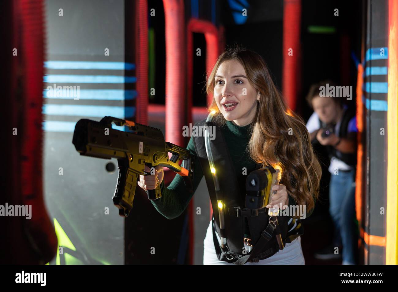 Laser tag maze hi-res stock photography and images - Alamy