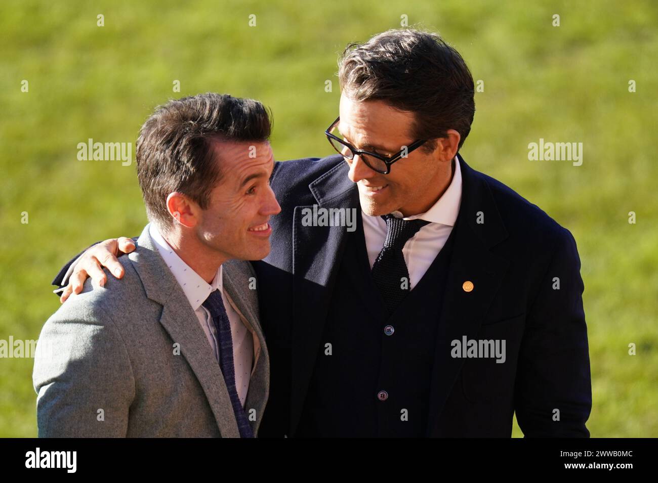 File photo dated 09/12/22 of Rob McElhenney (left) and Ryan Reynolds. A ...