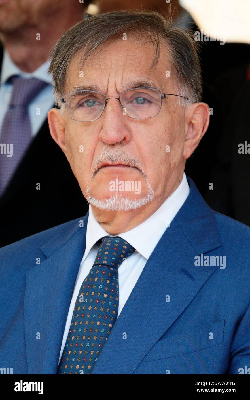 Italian Senate President Ignazio Maria Benito La Russa is attending the ...