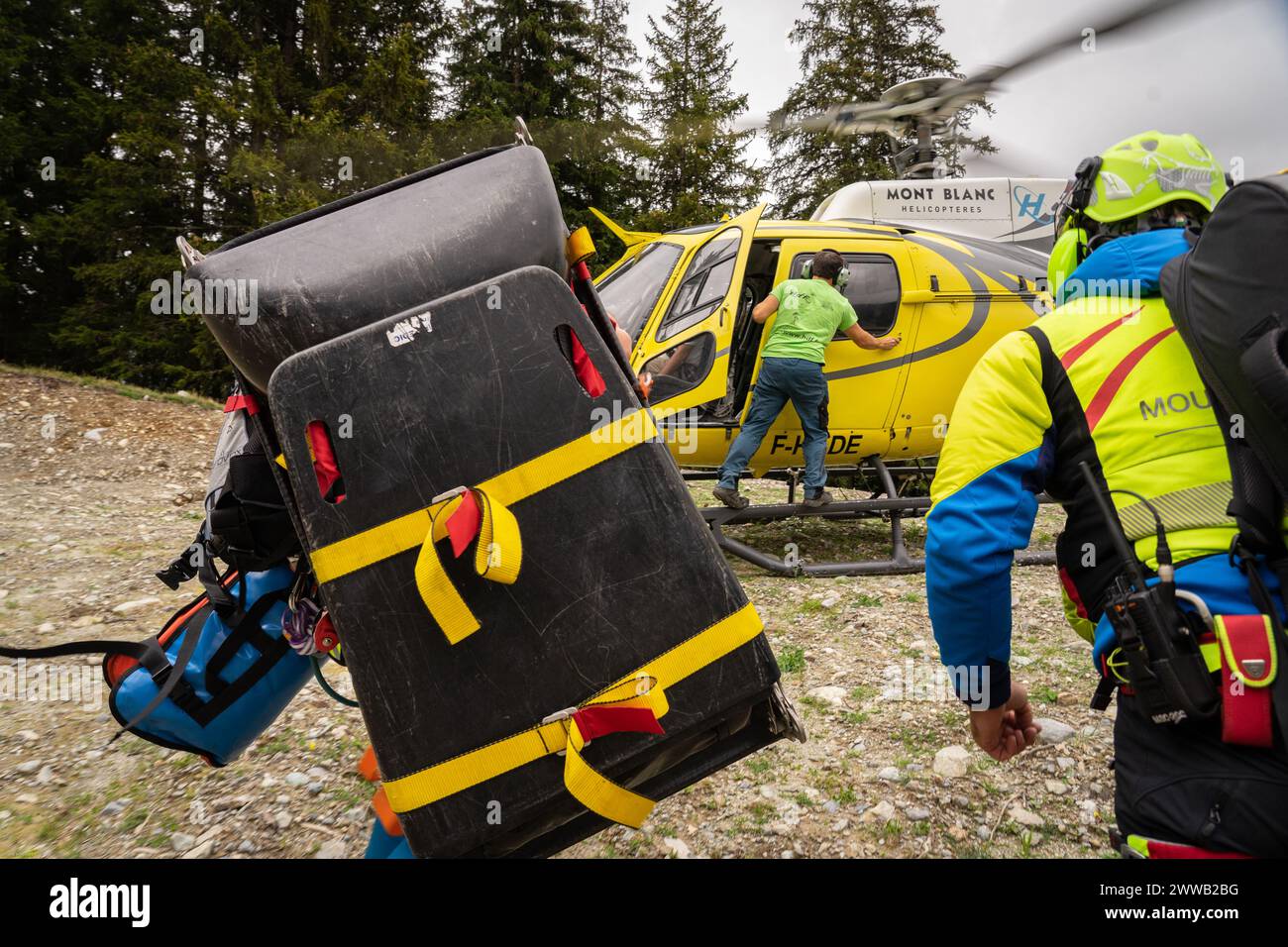 Report on a rescue device specializing in difficult mountain access ...
