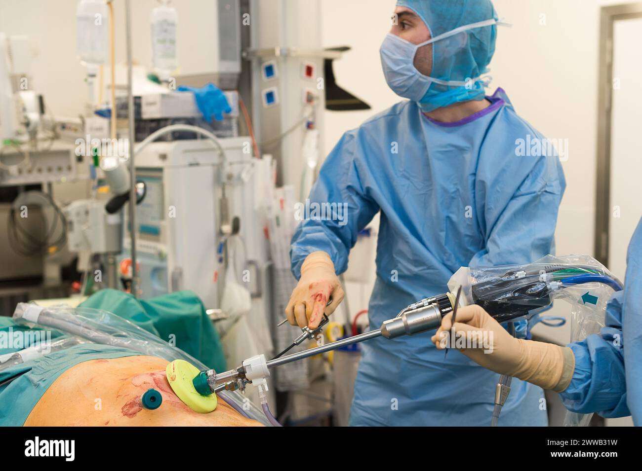Report at Nice University Hospital, Pasteur Hospital Stock Photo - Alamy