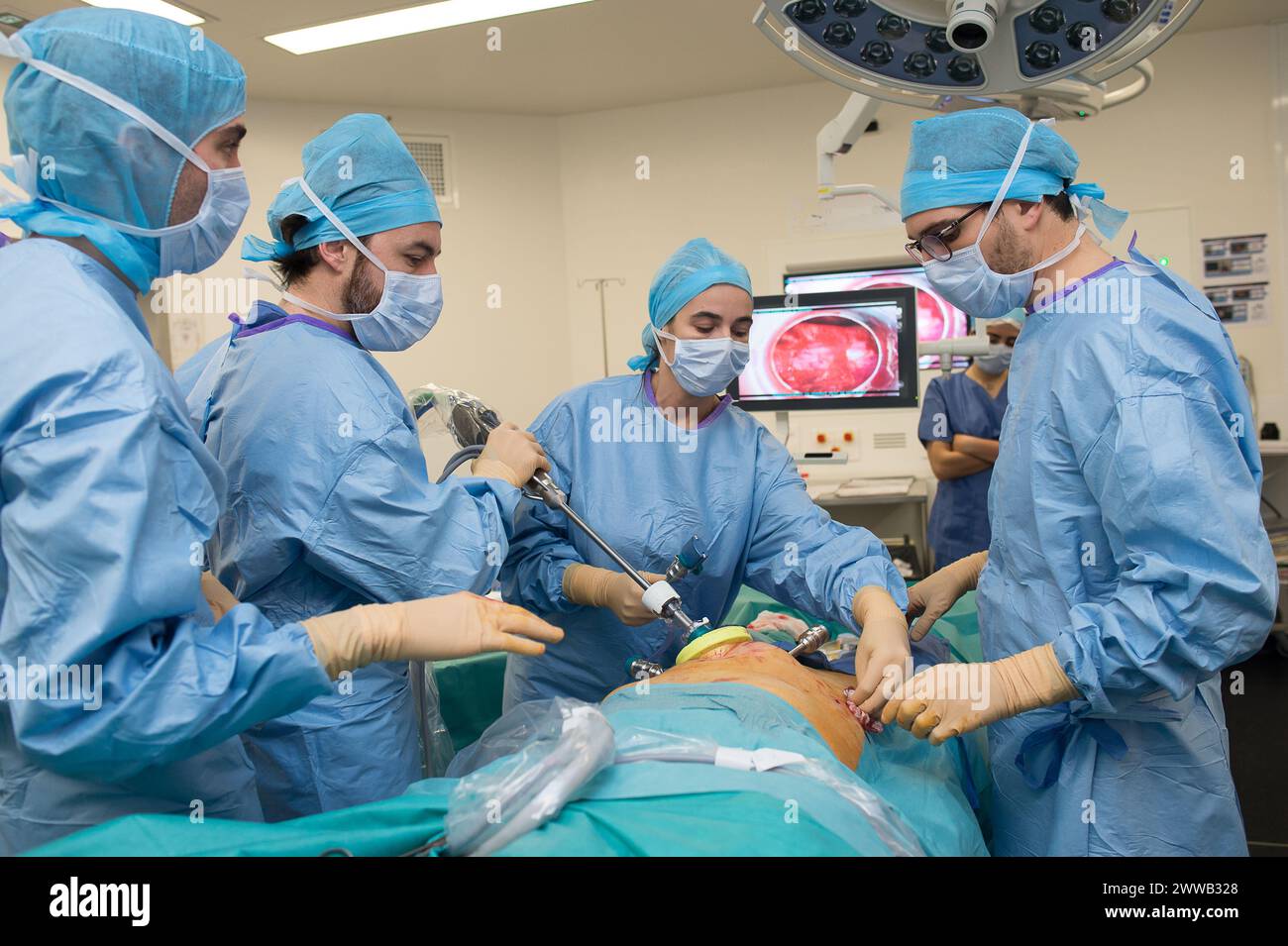 Report at Nice University Hospital, Pasteur Hospital Stock Photo - Alamy