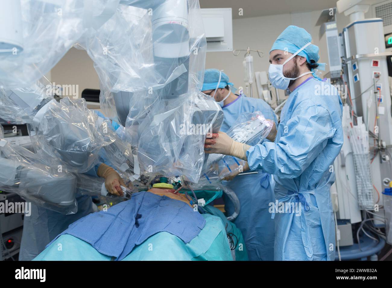 Report at Nice University Hospital, Pasteur Hospital Stock Photo - Alamy