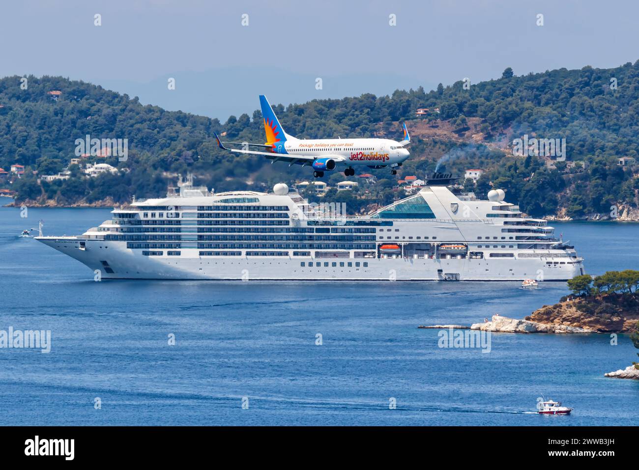 Skiathos, Greece - June 30, 2023: Jet2 Boeing 737-800 airplane at ...