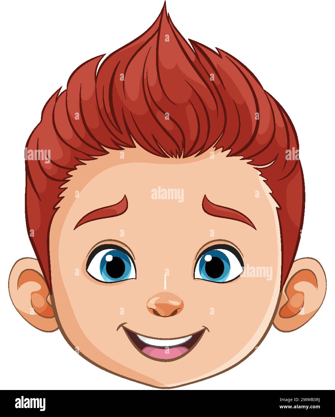 Youthful expression vector vectors hi-res stock photography and images ...