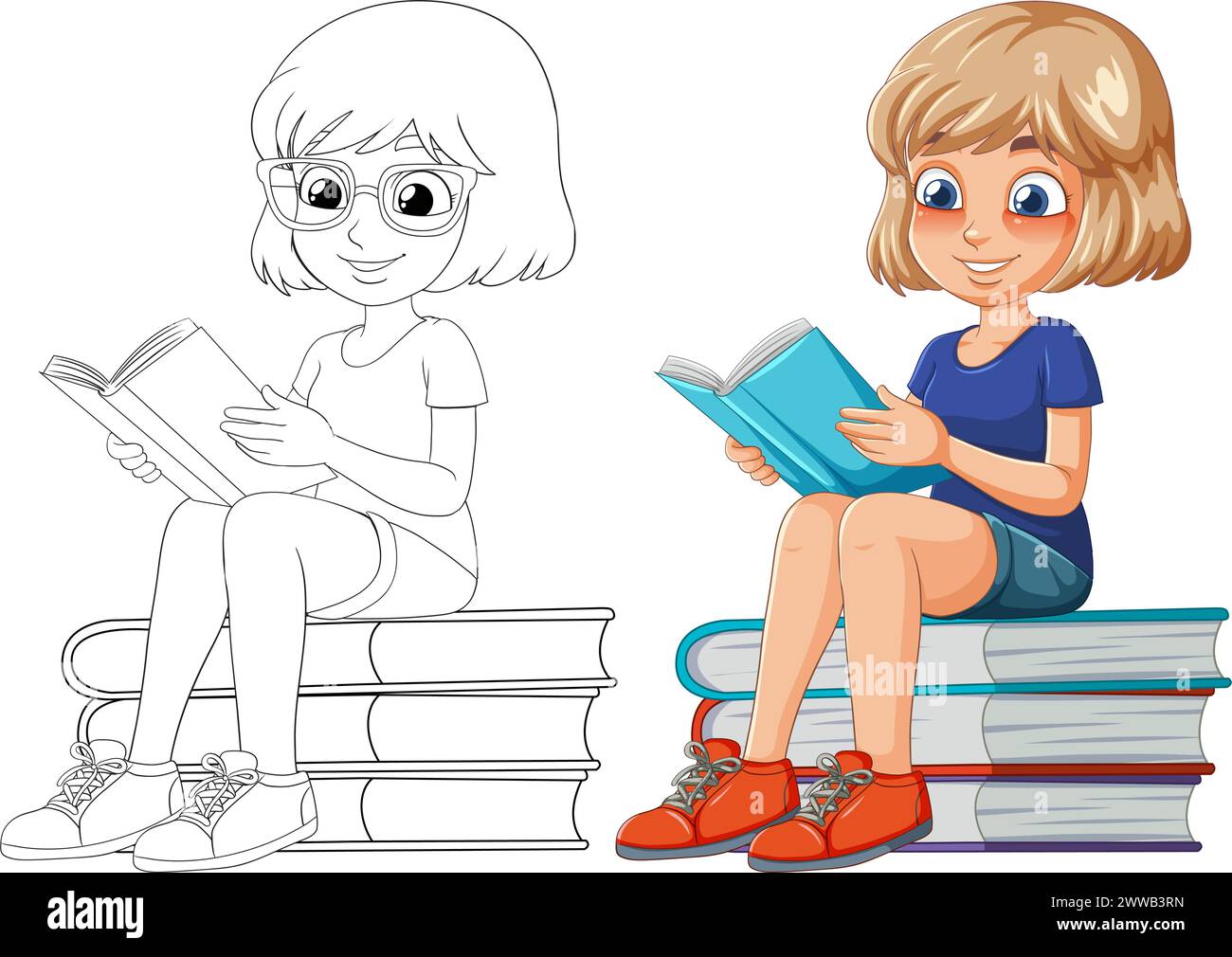 Chapters vector vectors Cut Out Stock Images & Pictures - Alamy