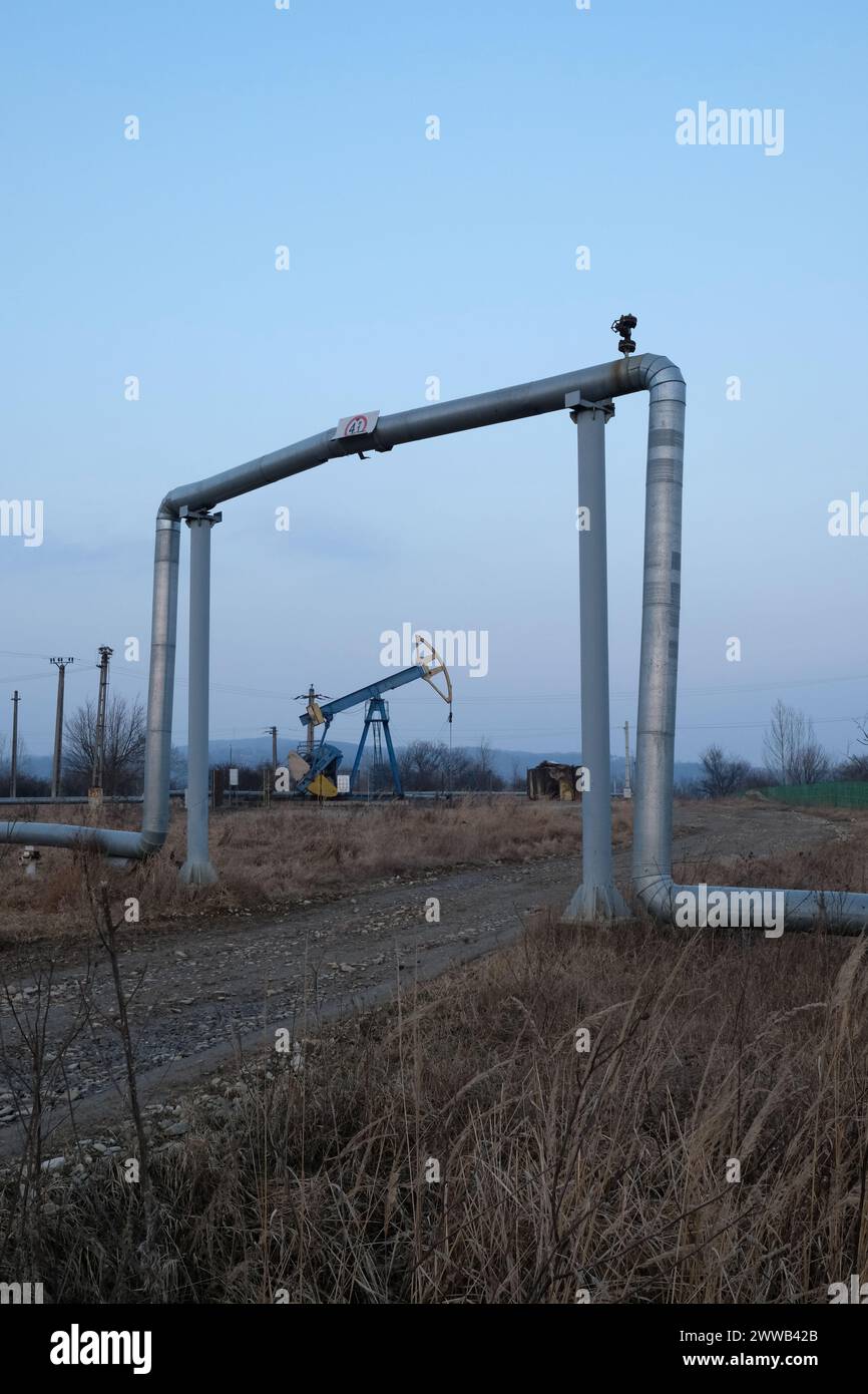 Oil drilling romania hi-res stock photography and images - Alamy