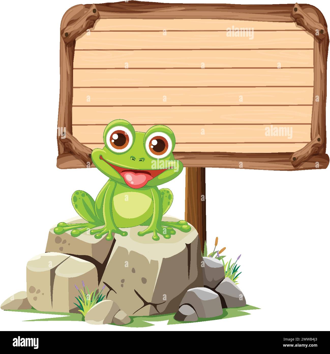 Panel frog Stock Vector Images - Alamy