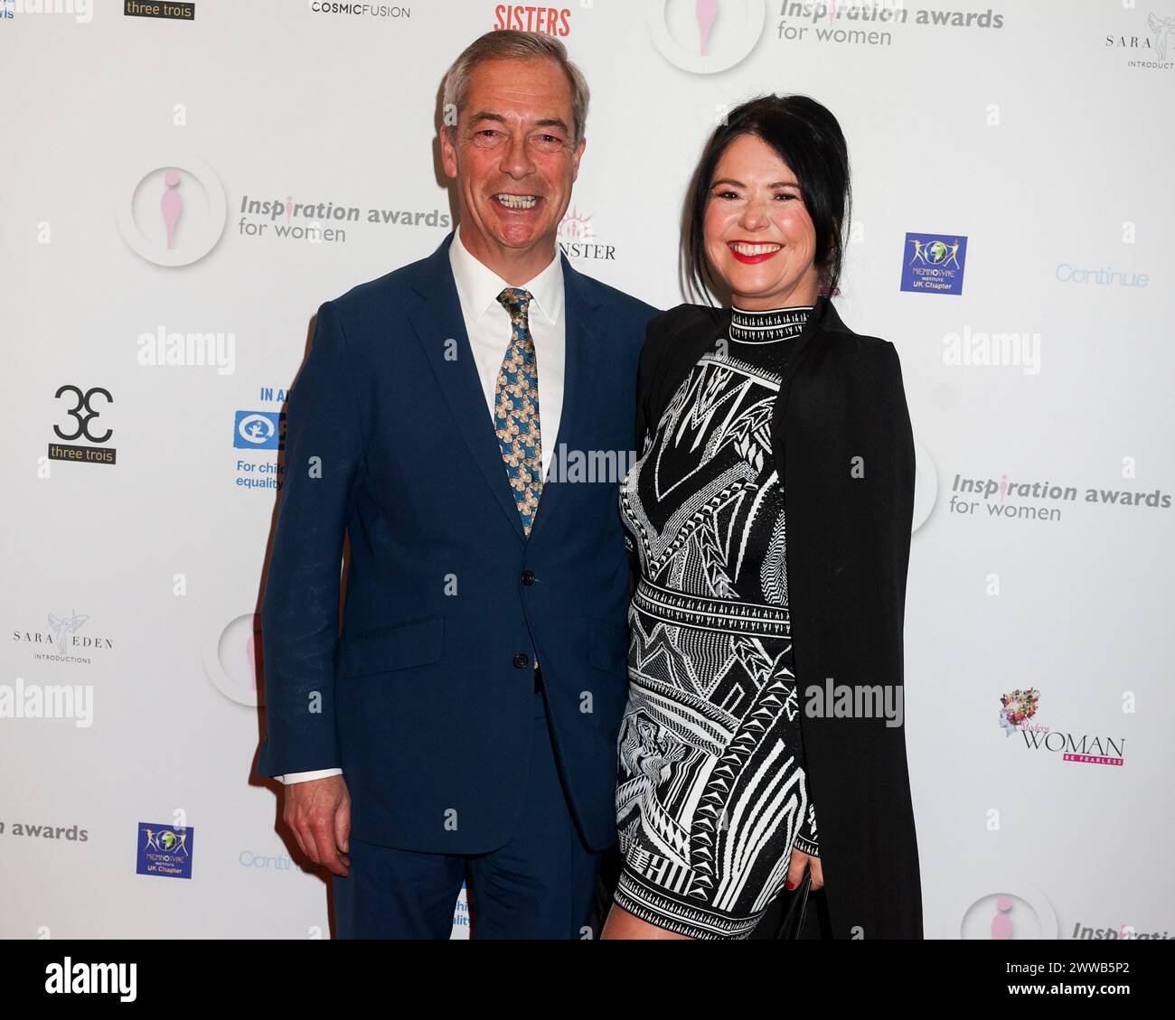 Laure ferrari nigel farage hi-res stock photography and images - Alamy