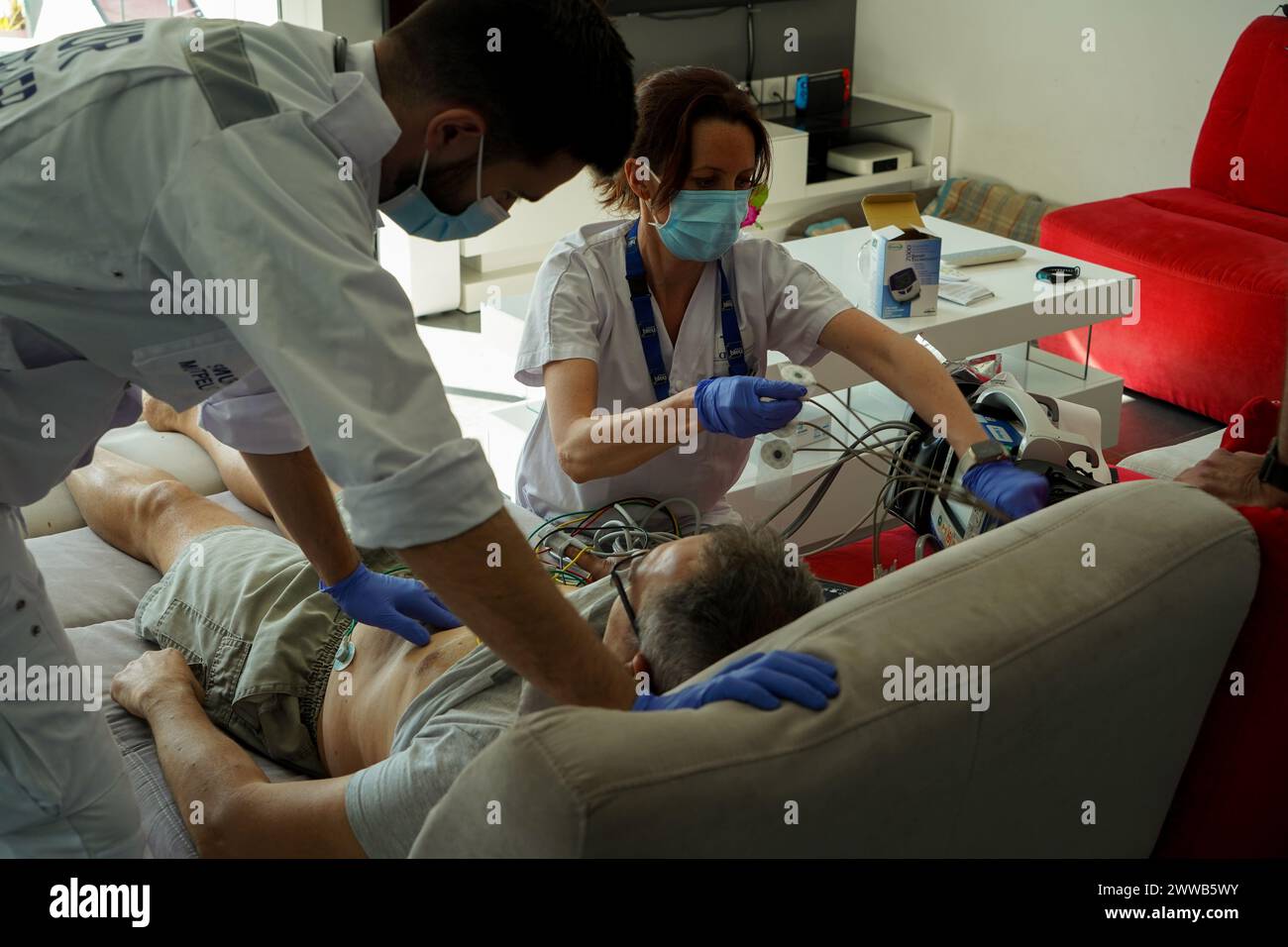 Examination man chest hi-res stock photography and images - Alamy