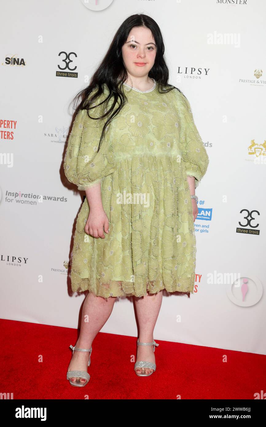 Ellie Goldstein attends the Inspiration Awards For Women 2024 at ...