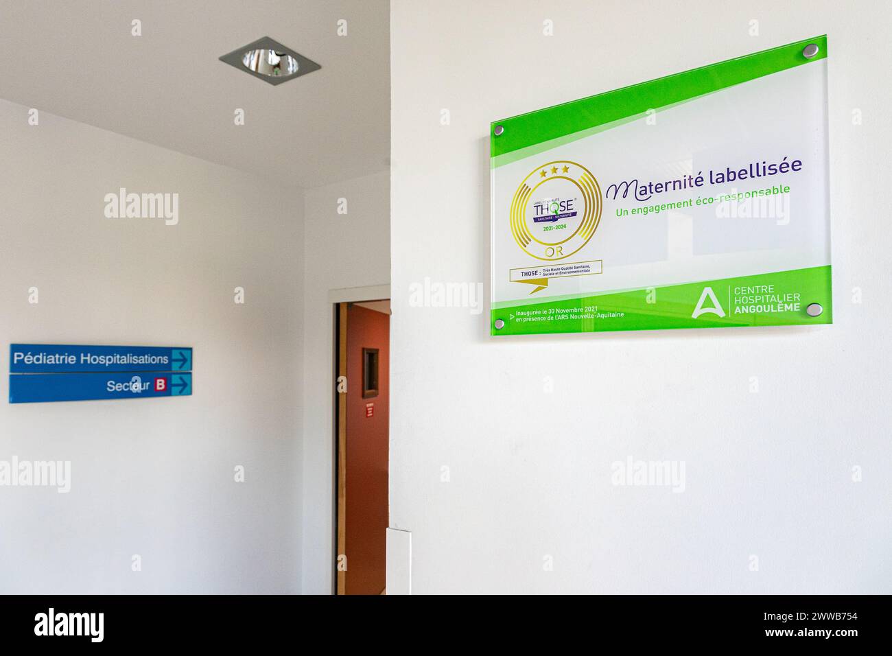 Very High Health, Social and Environmental Quality Label Stock Photo ...