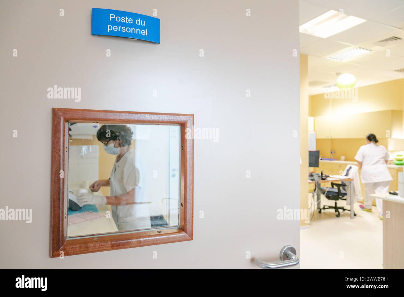 Nursing staff position in a hospital Stock Photo - Alamy