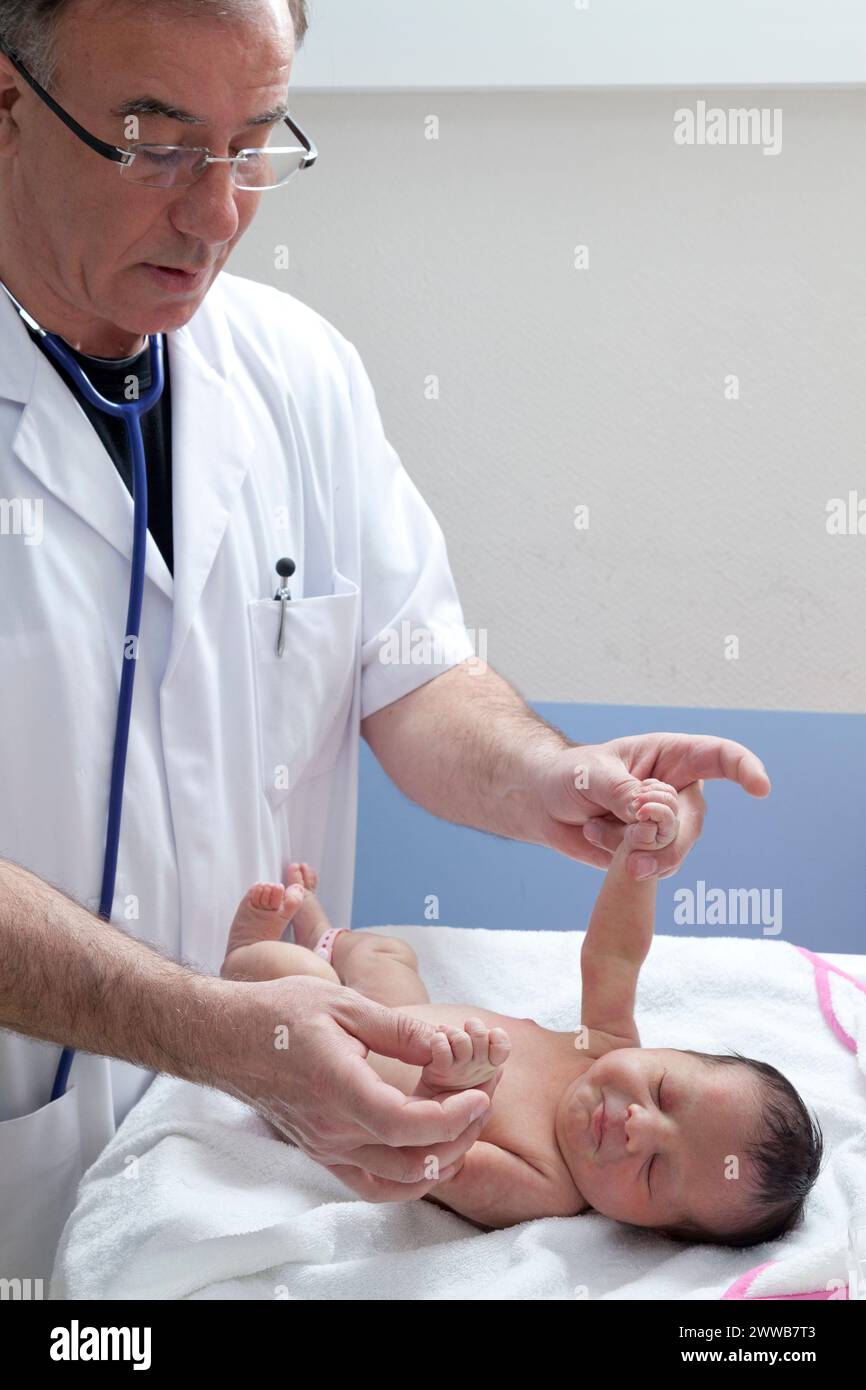 The grasping reflex, which is part of the archaic reflexes, is ...