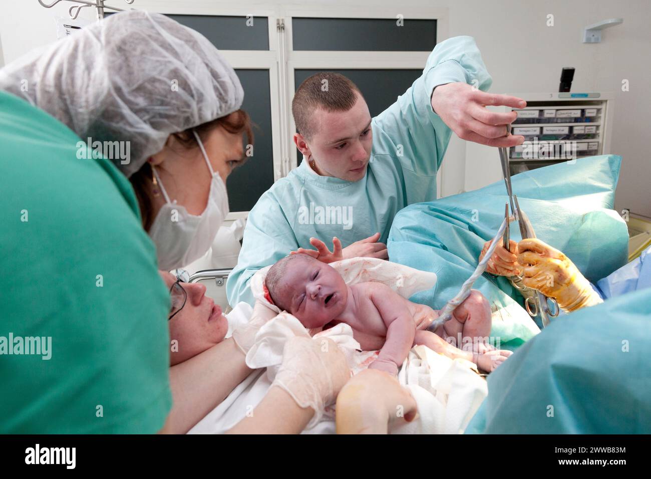 Maternity - obstetrical block - childbirth Stock Photo - Alamy
