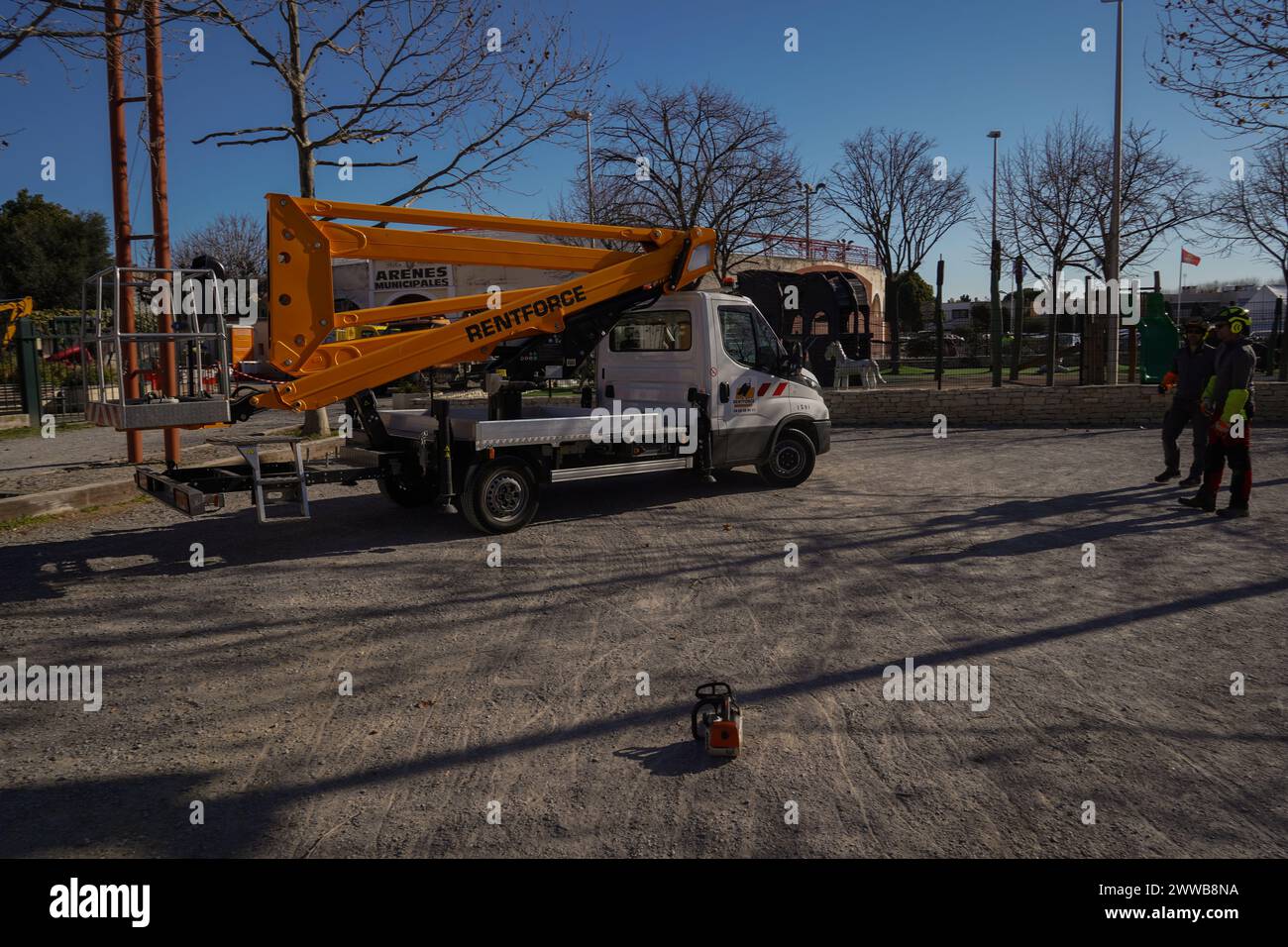 Disabled workers during green space maintenance workshops. These ...