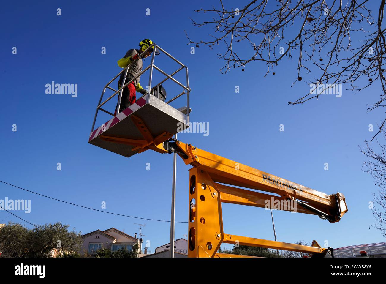 Disabled workers during green space maintenance workshops. These ...