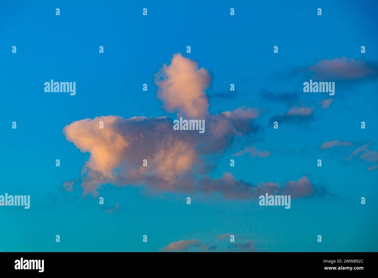 Cloud shaped like a hare Stock Photo - Alamy