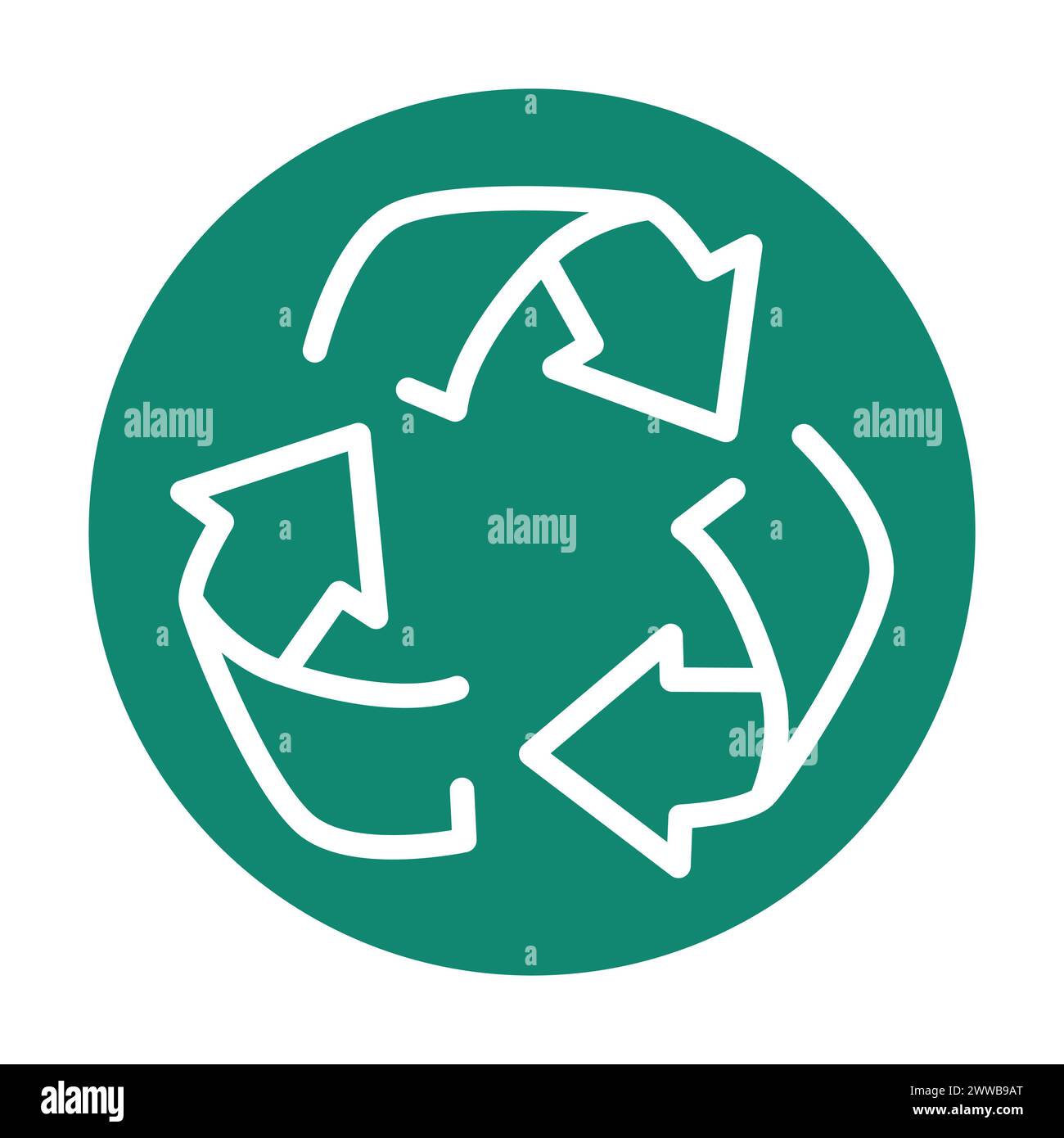 Recycle color flat icon. Zero waste lifestyle. Eco friendly. Pollution ...