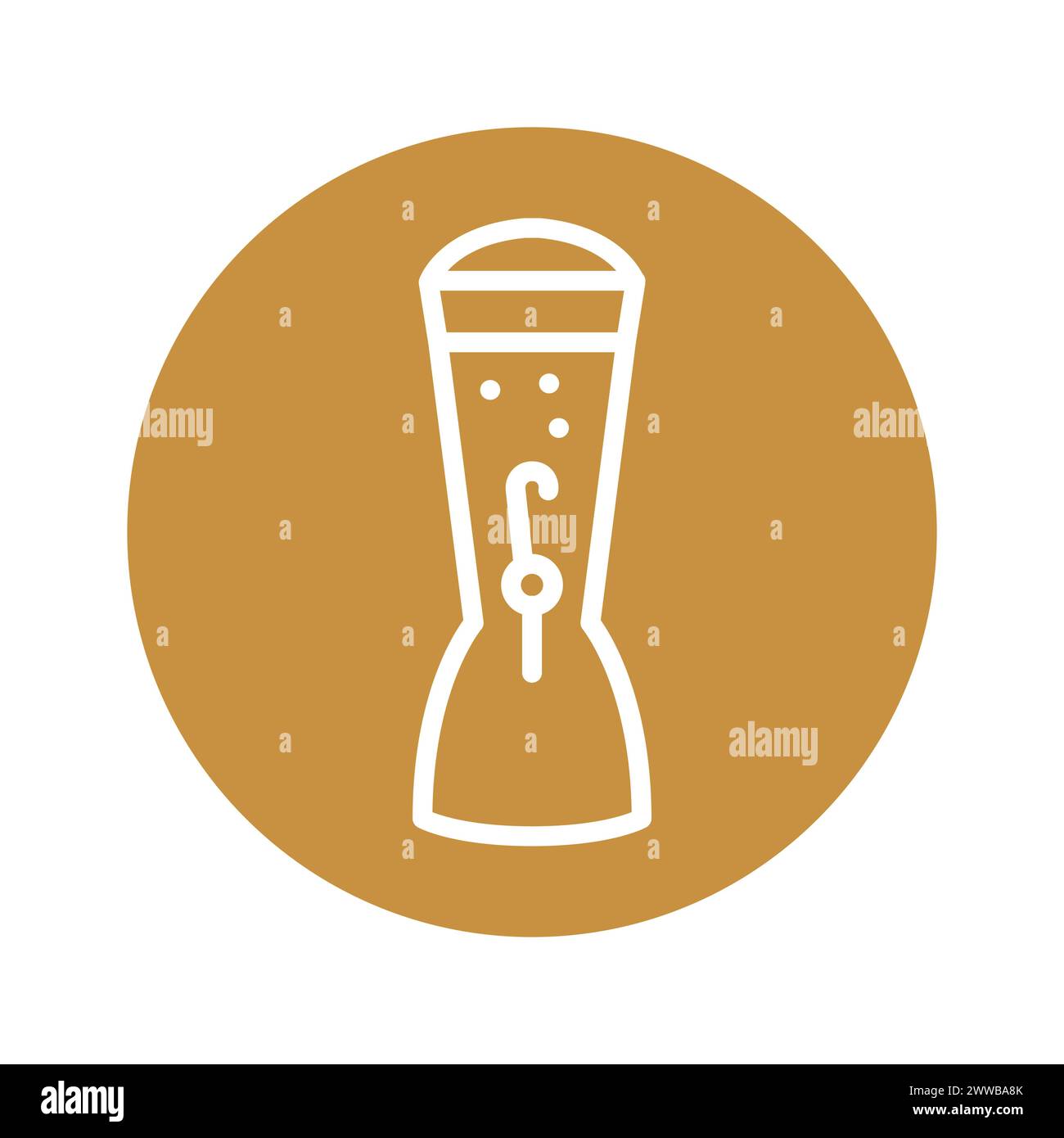 Beer tap black line icon. Pictogram for web page, mobile app, promo ...