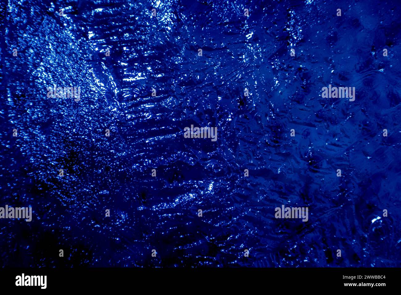 Blue abstract ice texture background Stock Photo - Alamy
