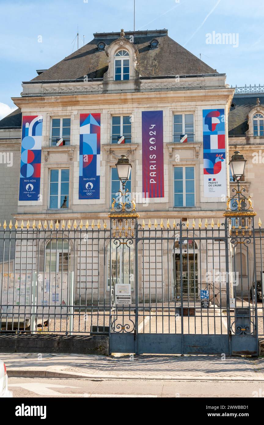 Troyes, France. 22nd Mar, 2024. Circuit in the center of the city of ...
