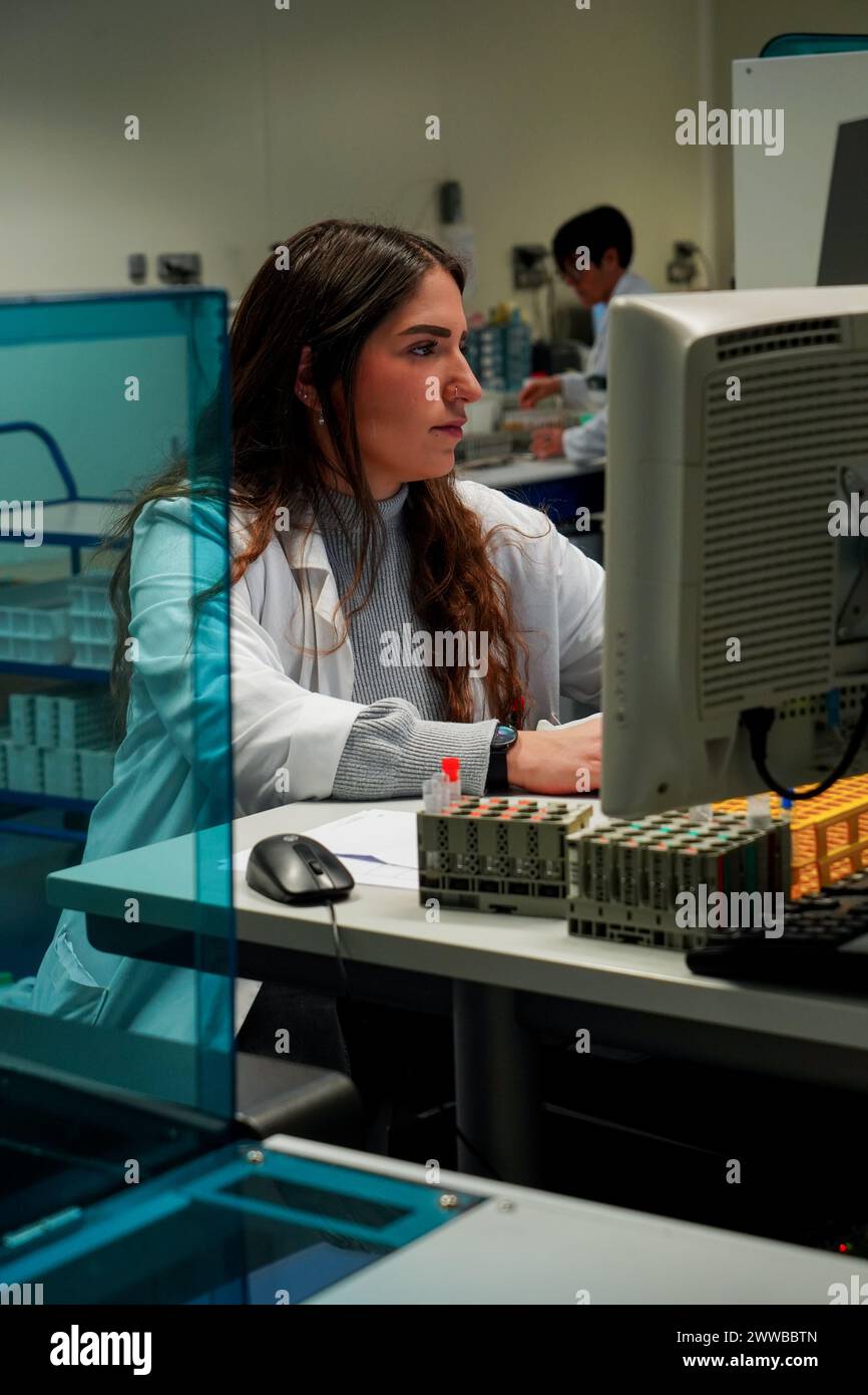 Technical platform of the Inovie 34 laboratory . Validation of analysis results on the computer ...